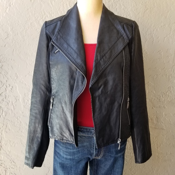 TCEC | Jackets & Coats | Tcec Vegan Leather Moto Jacket | Poshmark